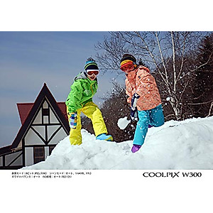 Nikon Digital Camera COOLPIX W300 COOLPIX Yellow Waterproof Camera (International Version)