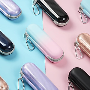 Yinke Hard Travel Case for Oral-B/Oral-B Pro 1000 1500 5000 7000 6000 9600 Smartseries/Philips Sonicare 4100 6100 5100 6500 7500/iO Series 4 7 8 9 Electric Toothbrush, EVA Protective Storage Bag