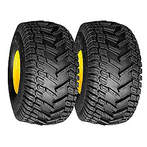 Turf Traction 20x8.00-8 Rear Tire Assembly Replacements for John Deere Riding Mowers, Set of 2