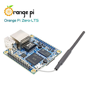 Orange Pi Zero LTS 512MB DDR3 AllWinner H3 Quad-Core A7 Single Board Computer, WiFi Support, Open Source Development Board Microcontroller Mini PC Run Android/Lubuntu/Debian (Zero LTS+Case)