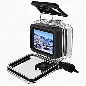 OKFUN 44M/144FT Waterproof Case for Go Pro Hero 8 Black, Protective Underwater Dive Housing Shell with Bracket Accessories for Go Pro Hero8 Action Camera
