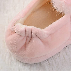 Toddler Girls Boys Home Slippers Fuzzy Warm Winter Indoor Bunny Slipper Kids Lightweight Plush Shoes