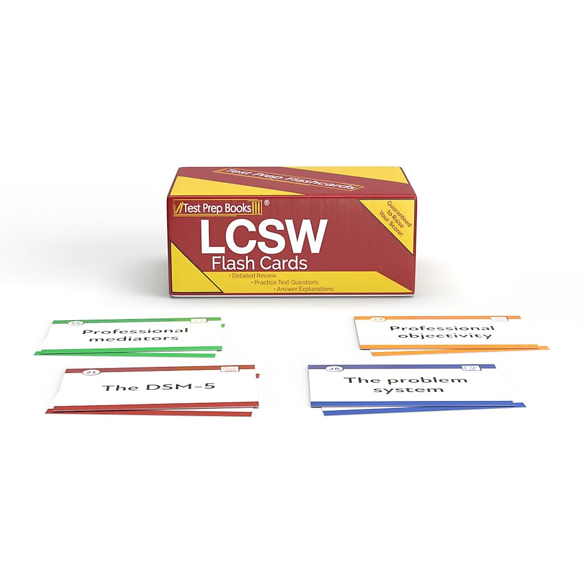 LCSW Study Cards 2025-2026: ASWB Clinical Exam Prep for The Licensed Clinical Social Work Exam [Full Color Cards]