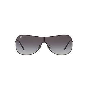 Ray-Ban Men's RB3211 Pilot Sunglasses, Black, 38mm