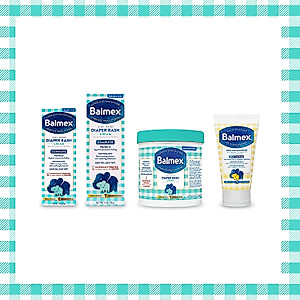 Balmex Zinc Oxide Diaper Rash Cream 4oz (3 Pack)