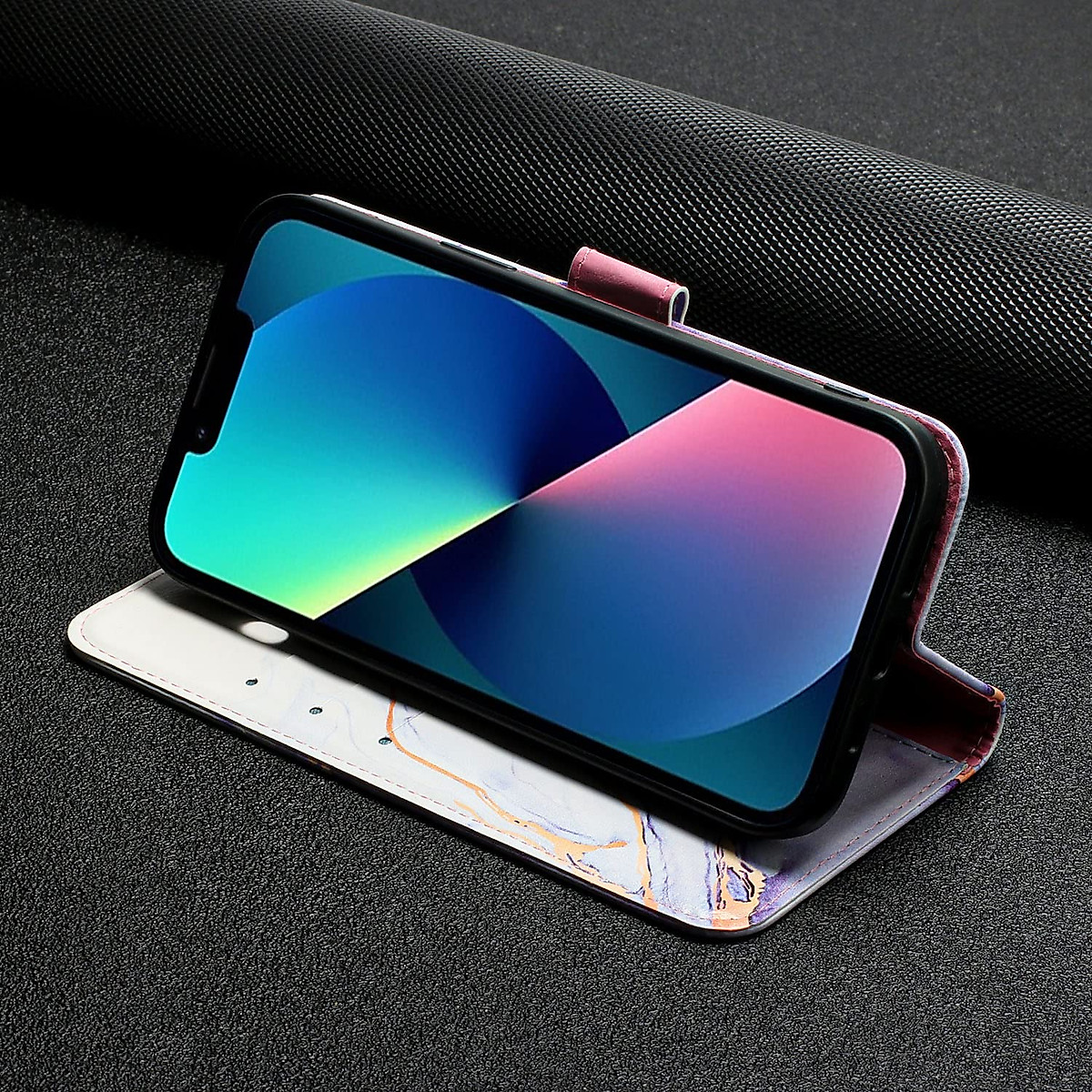 Case for Oppo Reno 6 Pro 5G Cover,Case for Oppo Reno6 Pro 5G PEPM00 CPH2249 PU Leather Flip Cover Stand Cases Cover Gold