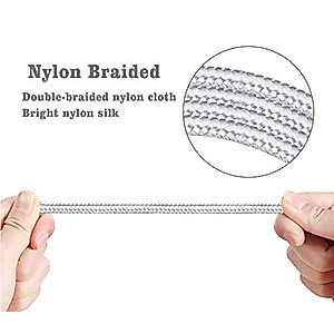 Ximytec iPhone Charger Cable [Mfi-Certified] 3Pack 10ft Nylon Braided High Speed USB Charging Cord Compatible with iPhone 12/11/XS/XR/X/8/7/6/5/iPad-SilverGray