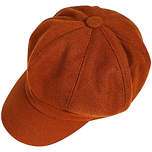 PanPacSight Women's Newsboy Hats Fall Wool Cabbie Beret Tweed Girls Paperboy Cap