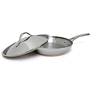 Anolon Nouvelle Stainless Steel Cookware Pots and Pans Set, 11 Piece