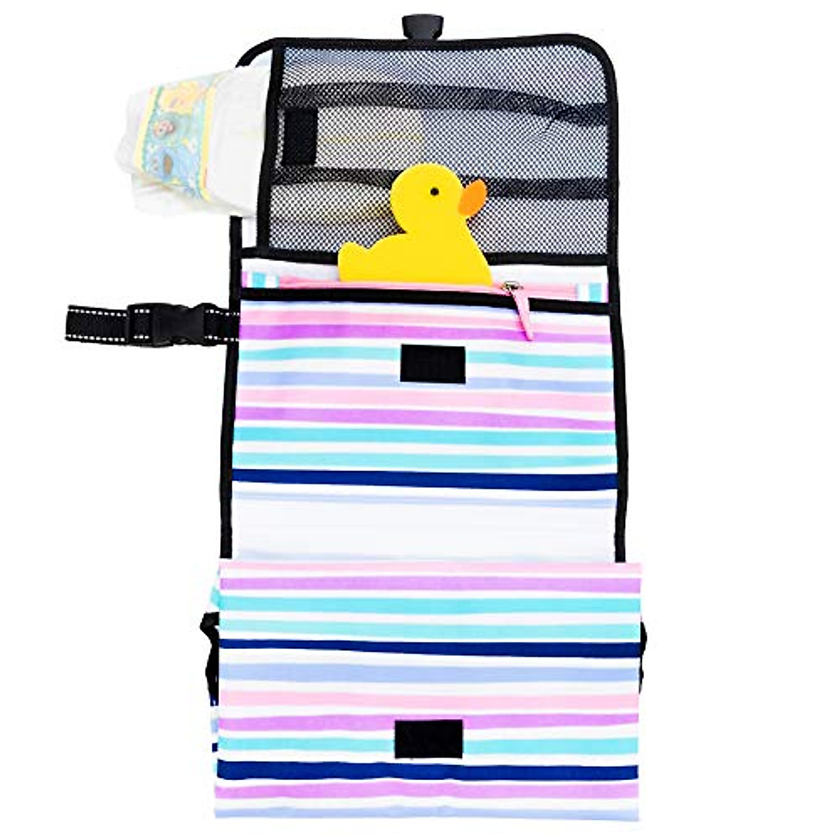 SCOUT Game Changer Portable Diaper Changing Pad, Padded Baby Changing Mat with Storage Pockets (Multiple Patterns Available)