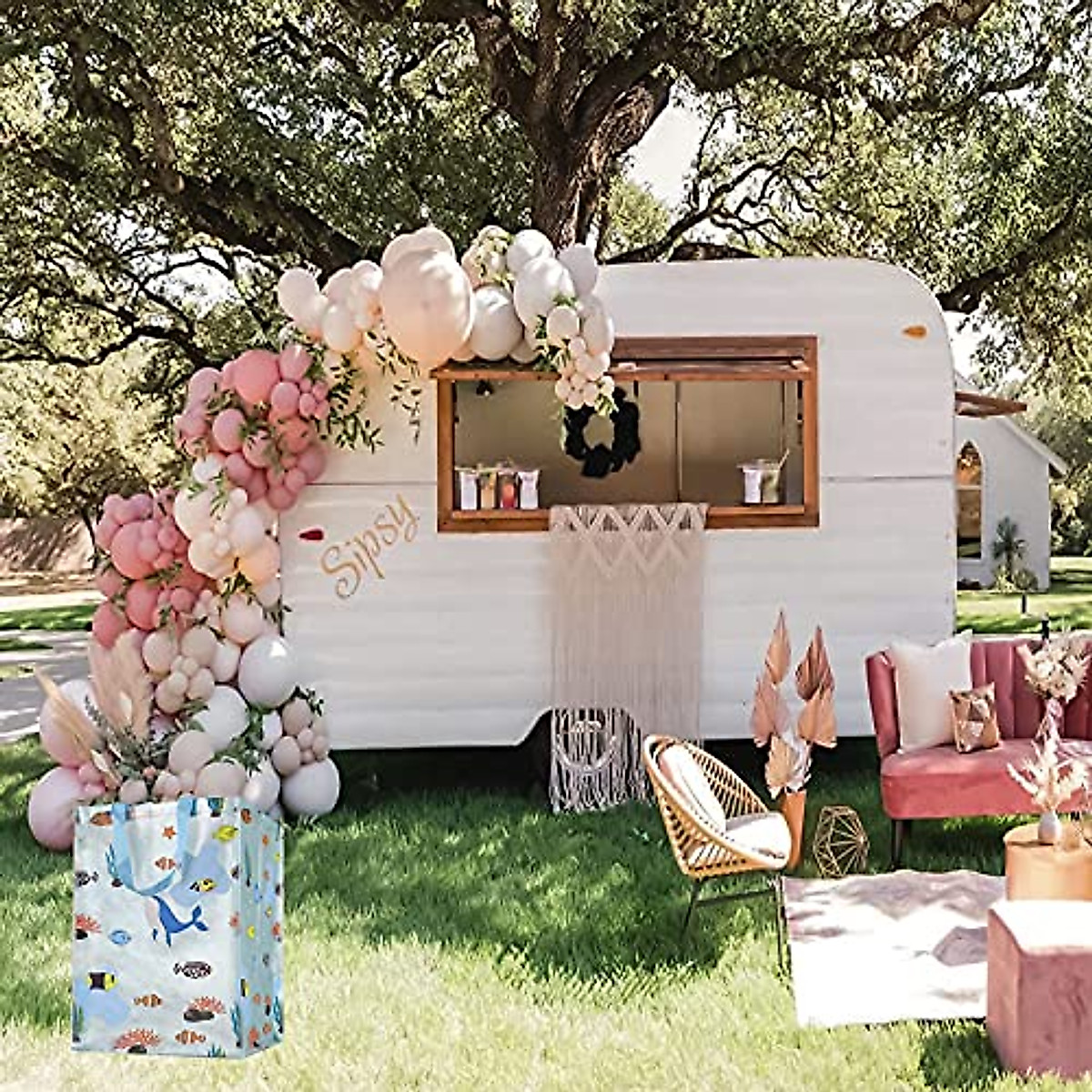 Lily queen Recycle Organizer Bin Bags for Kitchen Home Trash Cans Sorting Bins Waterproof 10 Gallons Set of 2