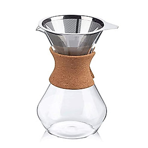 Pour Over Coffee Maker with Dripper Filter 34 Ounce/ 1000 ml