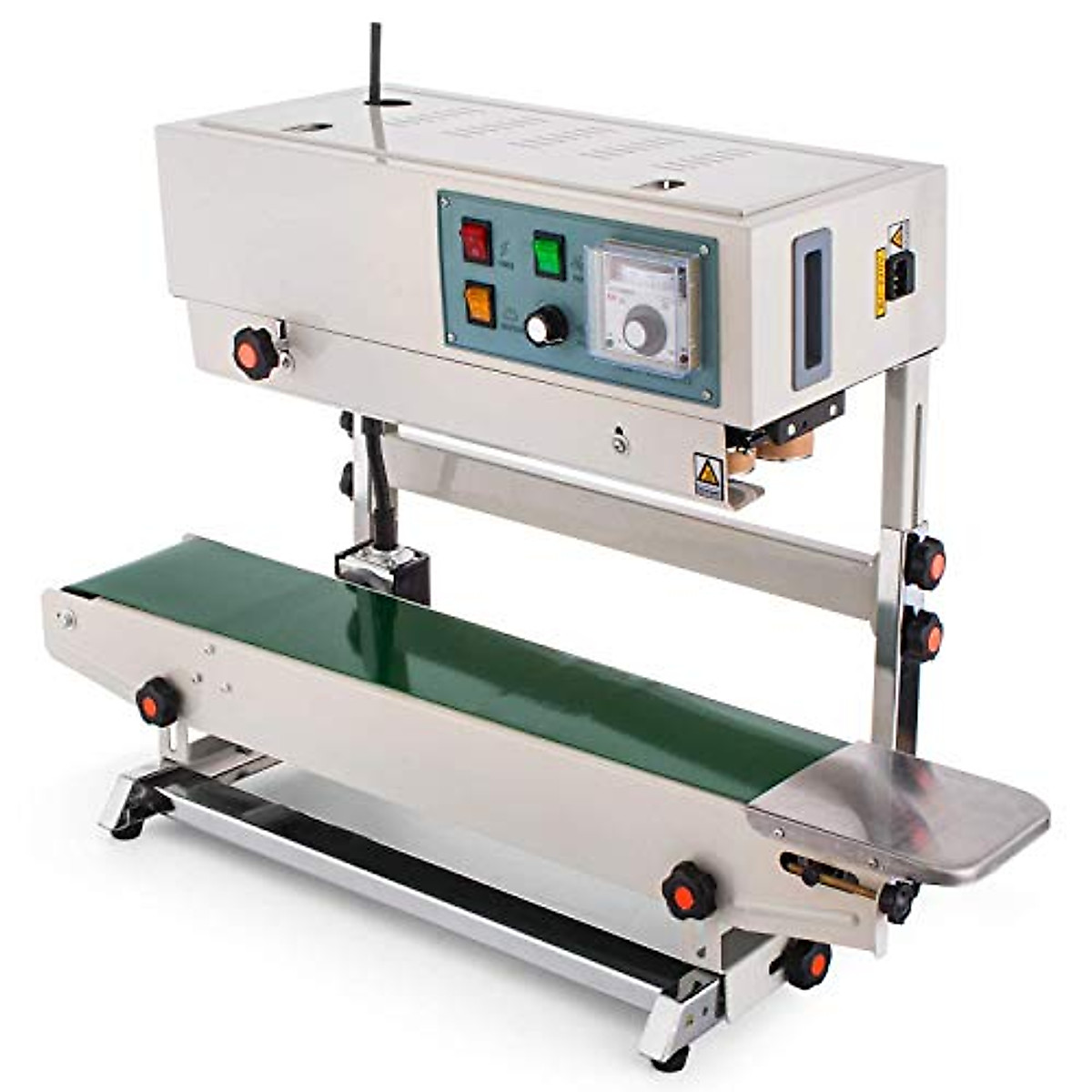 Happybuy Continuous Band Sealer FR-900, Vertical Automatic Continuous Sealing Machine with Digital Temperature Control, Vertical Band Sealer for Bag Films