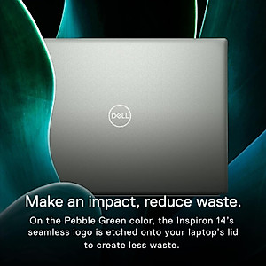 Dell Inspiron 14" FHD+ Business Laptop, AMD 8-Core Ryzen 7 5825U, 16GB RAM, 1TB PCIe SSD, Backlit Keyboard, Fingerprint Reader, Webcam, USB-C, WiFi 6, HDMI, PDG HDMI Cable, Pebble Green, Win 11 Pro