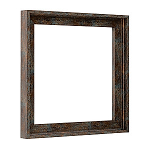 Pixy Canvas 12x12 Floater Frame for 1-1/4 (1.25) inch Deep Canvas Paintings/Canvas Prints/Wood Canvas Panels/Wall Art/Wall Decor/Home Decor/Artwork (Rusty Blue, 12 x 12 inch, Square)