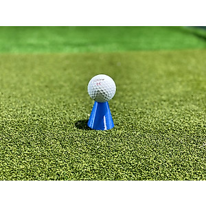 Kreative Dilla Designs KDD Golf Mat Tees, Golf Simulator Tees, Winter Golf Tees (Pack of 10), Blue, Large