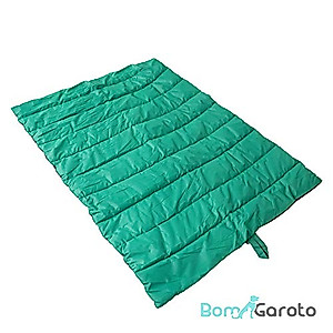 BomGaroto Portable Pet Mat - 46.5 x 33 Inch Cat and Dog Mat for Crate Bed, Dog Cage, Fireside or Camping! Waterproof Dog Beds for Medium Dogs and Small Dogs. Large Dog Bed with Storage Carry Bag
