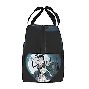 Corpse Bride Lunch Box Travel Bag Reusable Insulated Lunch Bags Picnic Tote Bag