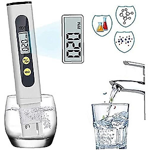 YUESFZ Precise Tds Meter Water Quality Tester LCD Display Testing Pen White Drinking Water Test Meter Practical Water Quality Detector
