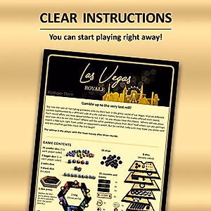 Ravensburger Las Vegas Royale Strategy Board Game for Ages 8 & Up - 20th Anniversary Edition Alea