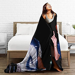 Drew Starkey Ultra-Soft Micro Fleece Throw Blanket Warm Comfortable Versatile Blanket for Sofa and Travel