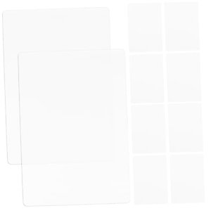 HAWILLOSCH 10pcs Copying Board Drawing Board Convenient Painting Mat Basic Template 3D Printing Pen Mat 3D Drawing Paper Templates Drawing Tool Plastic