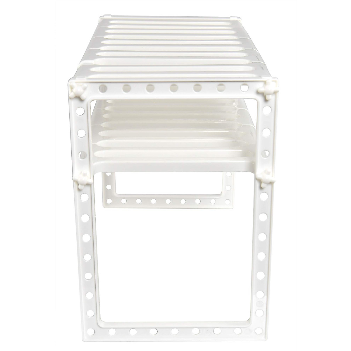 HOME-X Under Sink Storage Shelf, Expandable Cabinet Organizer for Kitchen - Expands16” to 26”