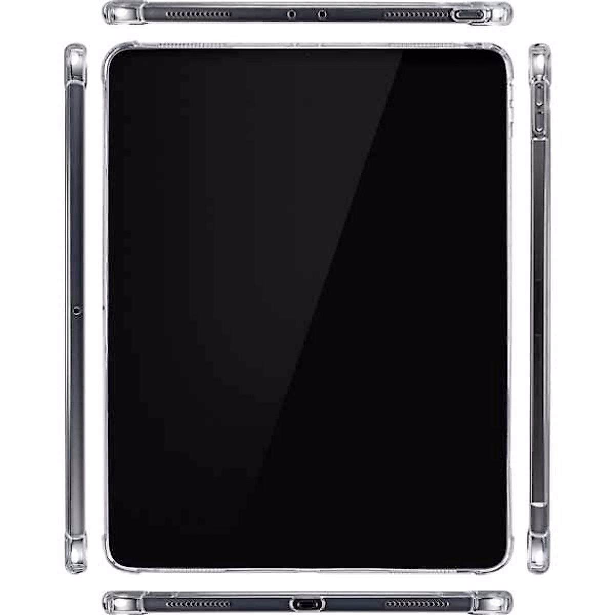 Skinit Clear Tablet Case Compatible with iPad Pro 11in (2021) Originally Designed South Africa Flag Distressed Design