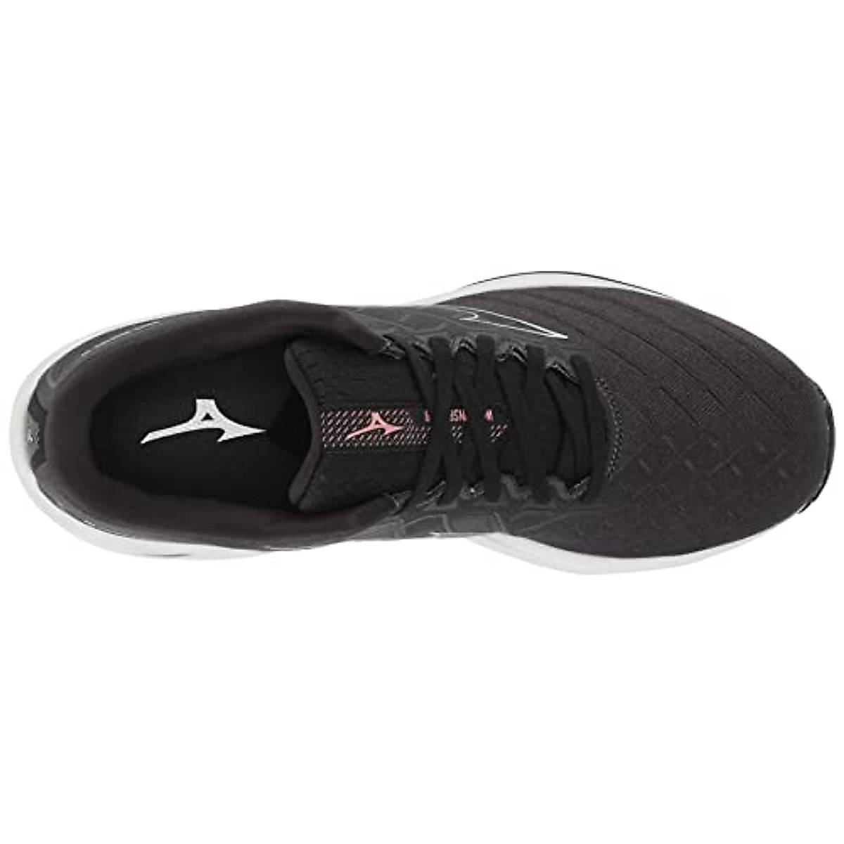 Mizuno Women's Wave Inspire 18 Running Shoe, Black/Silver, 10