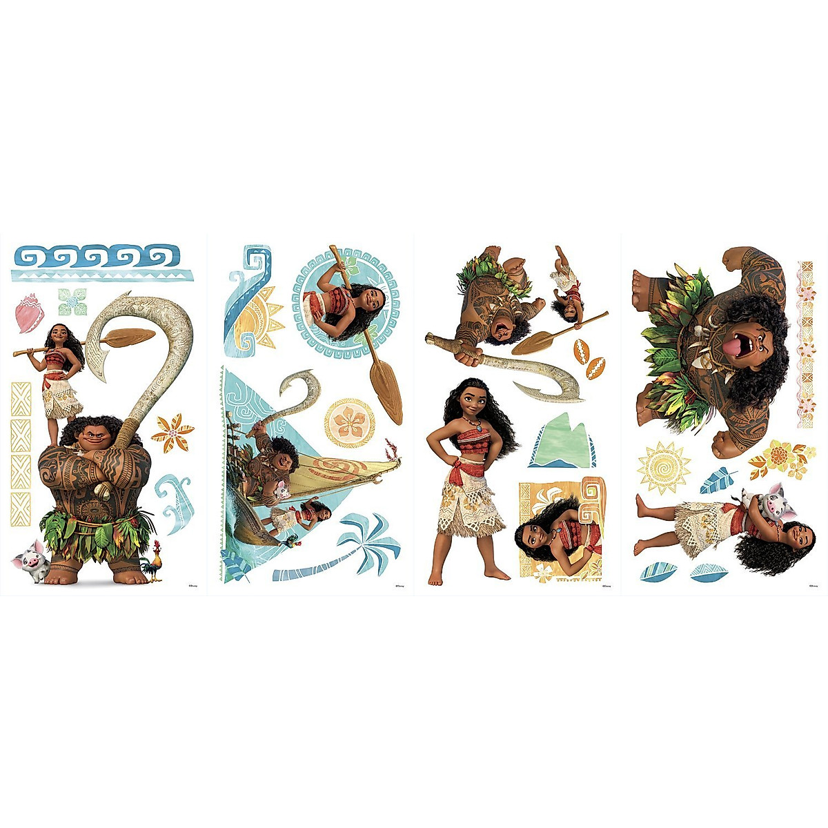 RoomMates Disney Moana Peel and Stick Wall Decals by RoomMates, RMK3382SCS