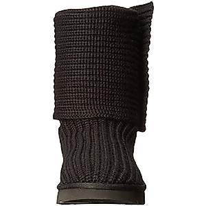 UGG Women's Classic Cardy Winter Boot, Black, 10 B US