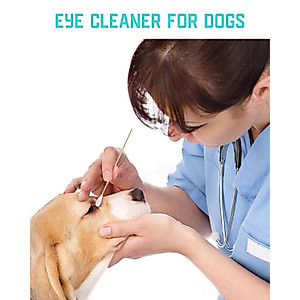 AkoSlale Large Q Tips for Dog Ear Cleaning, 100pcs, 7 Inch Bamboo Long Cotton Swabs, Biodegradable Large Cotton Swabs for Pets, Ears, and Precision Cleaning