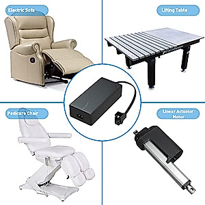 Ukor Power Recliner Power Supply,Universal Version Compatible with Most Power Recliner OKIN, Limoss and Tranquil Ease Recliner, AC/DC Adapter Switching Power Supply Replacement Transformer 29V/2A