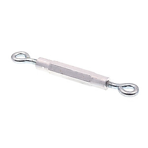 Prime-Line 9070126 Turnbuckles, Eye-To-Eye, 3/16 In. X 5-5/8 In., Zinc Plated Steel (10 Pack)