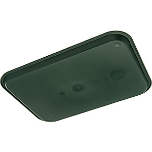 CFS CT121608 Café Standard Cafeteria / Fast Food Tray, 12" x 16", Forest Green