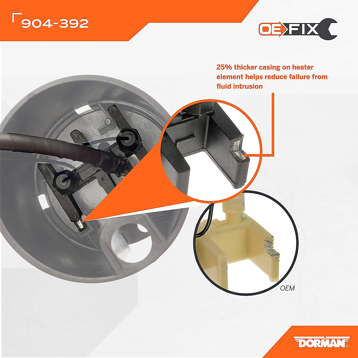 Dorman 904-392 Diesel Exhaust Fluid Heater Compatible with Select Ford Models (OE FIX)