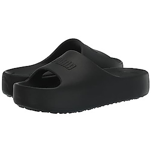 PUMA Women's SHIBUSA Slide Sandal, Puma Black-Puma Black, 7