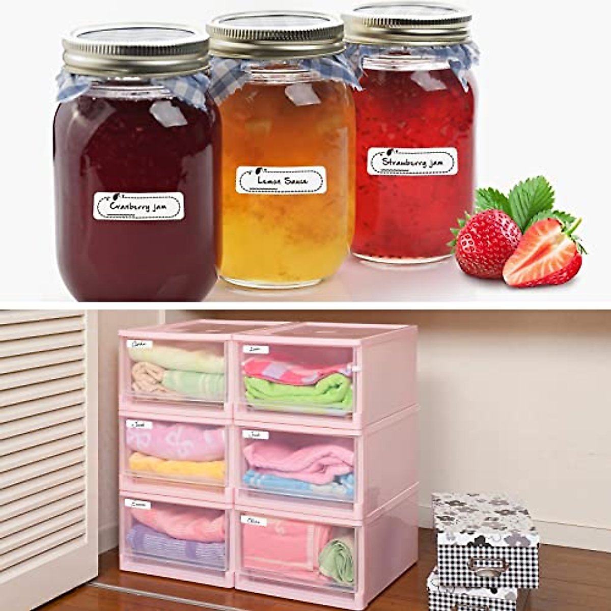 D11 Small Label Maker Handheld Mini Label Printer with 2 Tape and 1 Storage Box Multiple Templates Portable Label Printer Label Maker Machine with Tape USB Rechargeable for Phone Pad Office Home