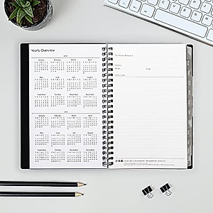 Blue Sky 2023-2024 Academic Year Weekly and Monthly Planner, 5" x 8", Flexible Cover, Wirebound, Enterprise (144720)