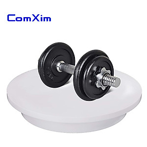 ComXim Professional 360 Degree Photography Turntable for Product Photography, 15.8in(40cm) Diameter,Automatic Remote Control Angle,Speed,Direction, Various Rotation Mode (White)