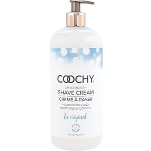 Coochy Intimate Shaving Cream | Shave Conditioner & Moisturizer for Face & Body | Ideal for Sensitive Skin Care, Anti-Bump | Be Original, 32 oz