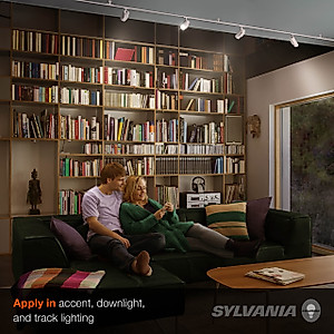 SYLVANIA MR16 LED Flood and Spot Light Bulb, 5W, 35W Equivalent, Non-Dimmable, 350 Lumens, 3000K, White - 3 Pack (79129)