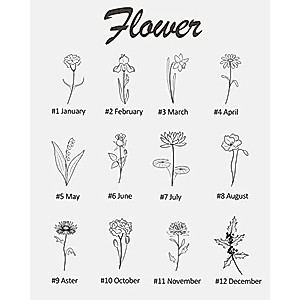 Personalized Engraved Leather Bookmark, Birth Flower Bookmark, Reader Gift, Name Bookmark, Birthday Gift for Her, Valentines/Anniversary Gift for Him/Couple.