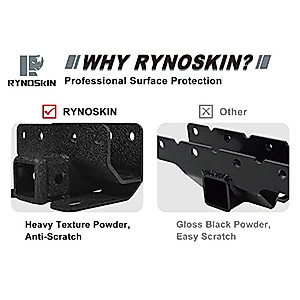 RYNOSKIN Trailer Tow Hitch Receiver Fit 2021-2023 Ford Bronco 2 Door & 4 Door Class 3 Rear Trailer Hitch with 2" Square Receiver Heavy Textured Black