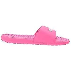 PUMA womens Cool Cat Slide Sandal, Knockout Pink-puma White, 9 US