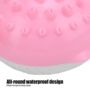 JOROBURO Dog Chew Toy, Interactive Durable Chew Molar Teeth Cleaning Swimming Floating Dog Toy, Water Spray Pet Toy Interactive Dog Toy Puppy Pool Toys for Dogs (Pink)