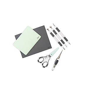 Sizzix Paper Sculpting Kit , Scrapbooking, Cardmaking, Papercraft & Home Décor Accessories, 10 Piece Set, Multi Color, One Size, Plastic & Metal, Grey