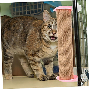 BESPORTBLE Cat Scratching Post Scratching Climbing Post Replacement Pole Cat Climbing Cage Supply Indoor Cat Scratcher Accessories Part for Cat Cages
