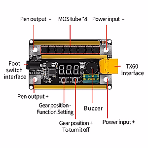 pizarra GX591 99 Gear Intelligent Spot Welder New 8V-24V 0.1-0.2Mm 2400A MAX Portable 18650 Lithium Battery Spot Welder DIY Kit