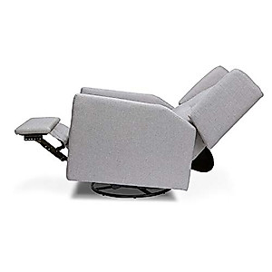 DaVinci Maddox Recliner and Swivel Glider in Misty Grey, Greenguard Gold & CertiPUR-US Certified